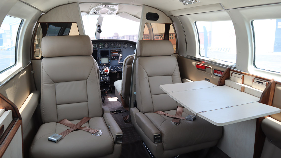 Cessna 402c Interior